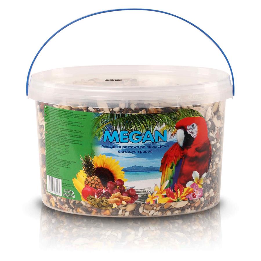 MEGAN Barība lieliem papagaiļiem 3l/1650g parduotuvėje Fera.lt ...