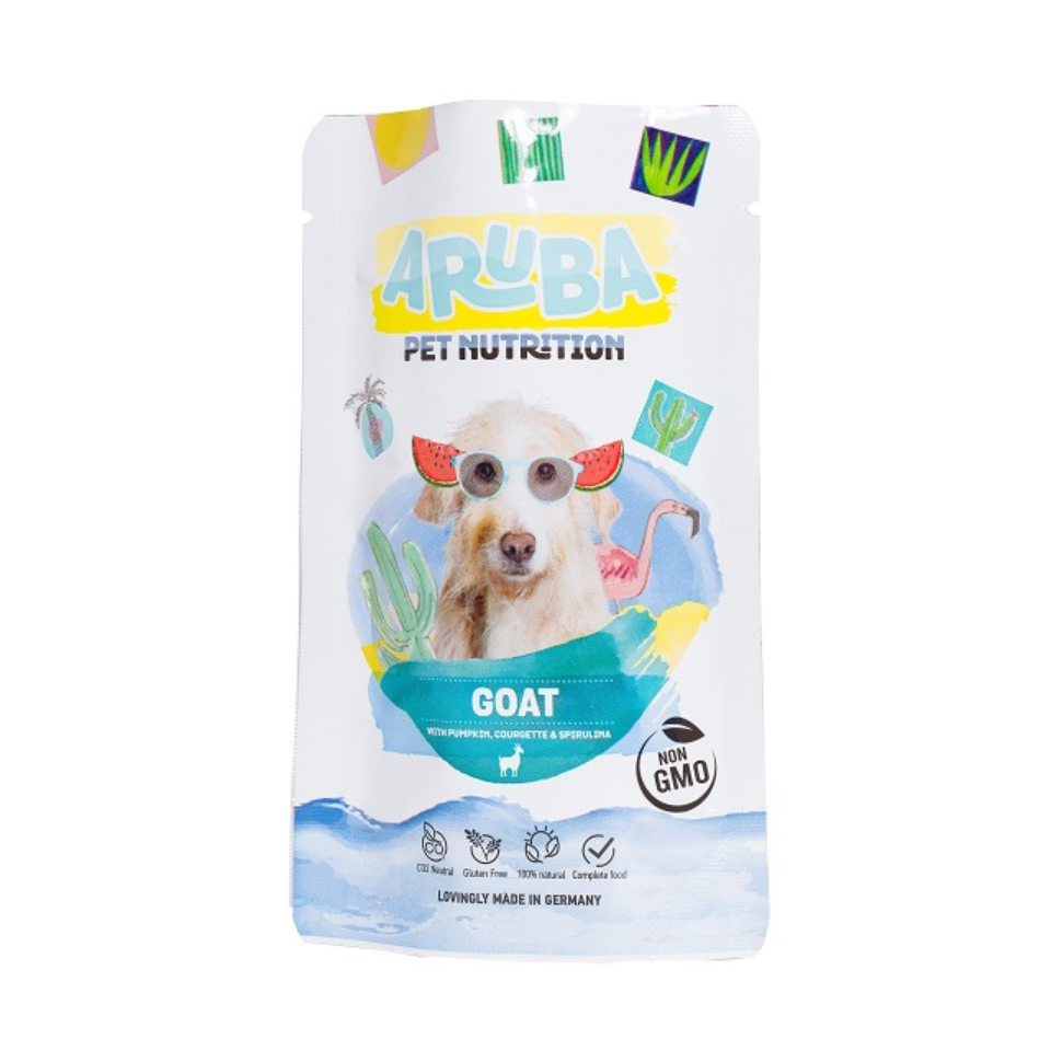ARUBA Dog Teļa gaļa, ķirbis, kabači un spirulīna 100 g